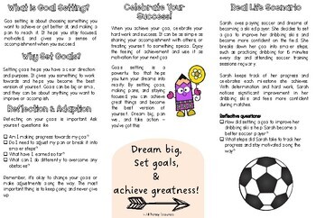 BROCHURE Goal Setting : Executive Functioning Skills for Success | Made ...