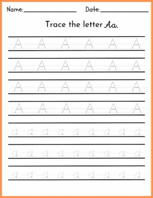 Alphabet Letter Worksheets | Letter Recognition, Tracing Kindergarten ...
