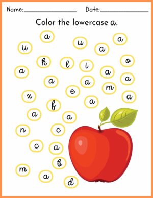 Alphabet Letter Worksheets | Letter Recognition, Tracing Kindergarten ...