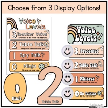 Boho Voice Level Posters Editable | Made By Teachers