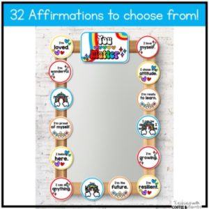 Affirmation Station Rainbow Retro | Made By Teachers