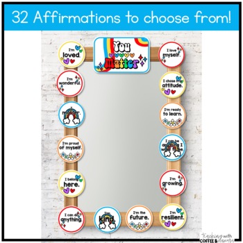 Affirmation Station Rainbow Retro | Made By Teachers