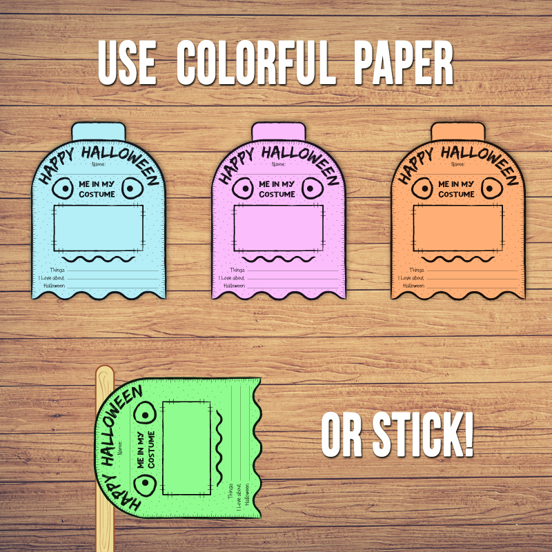 Halloween Pennant / Banner | Version 1 Ghost | Made By Teachers