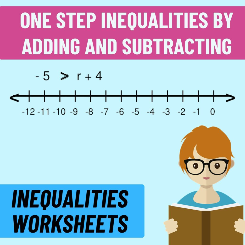 Pre-Algebra - Inequalities Worksheets: Exploring One-Step Inequalities ...