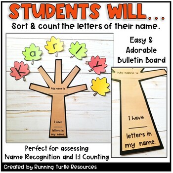 Fall Leaf Name Craft EDITABLE - Made By Teachers