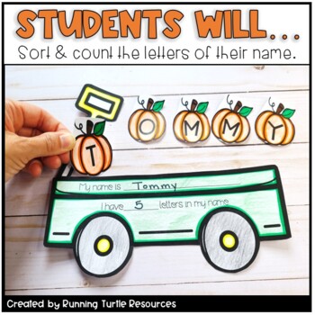 Pumpkin Craft EDITABLE Name Craft | Made By Teachers