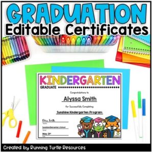 Graduation Certificates Preschool - 5th Grade Editable | Made By Teachers