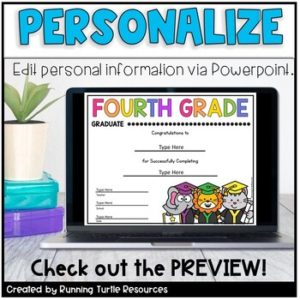 Graduation Certificates Preschool - 5th Grade Editable | Made By Teachers