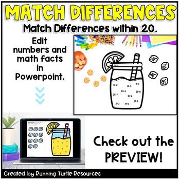 Summer Math Craft, Lemonade Craft l Number Matching | Made By Teachers