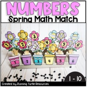 Flower Number Match l Spring Math Cen | Made By Teachers