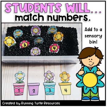 Flower Number Match l Spring Math Cen | Made By Teachers