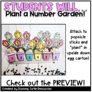 Flower Number Match l Spring Math Cen | Made By Teachers