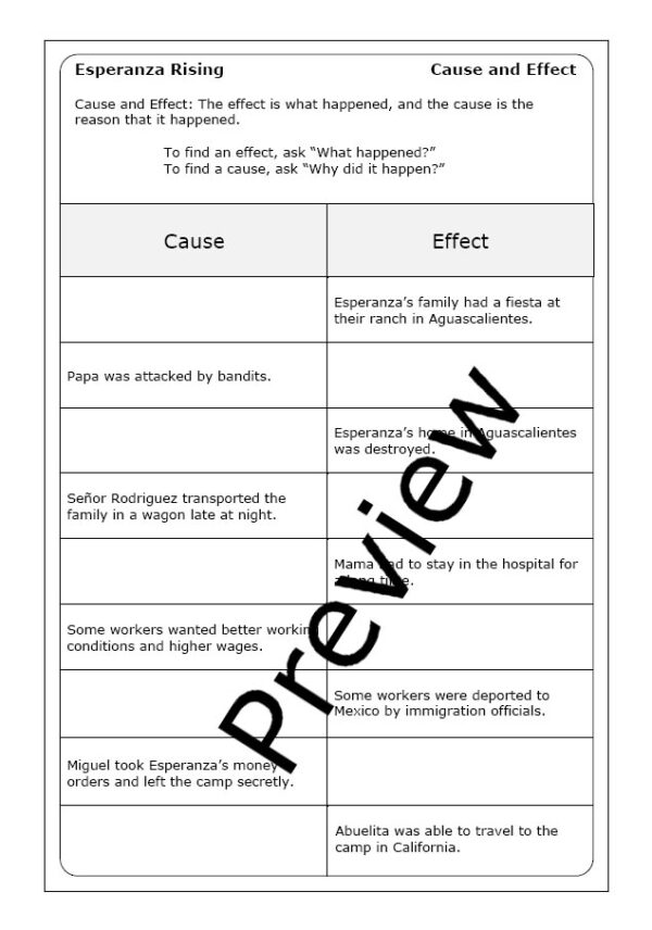 Pam Muñoz Ryan "Esperanza Rising" worksheets | Made By Teachers