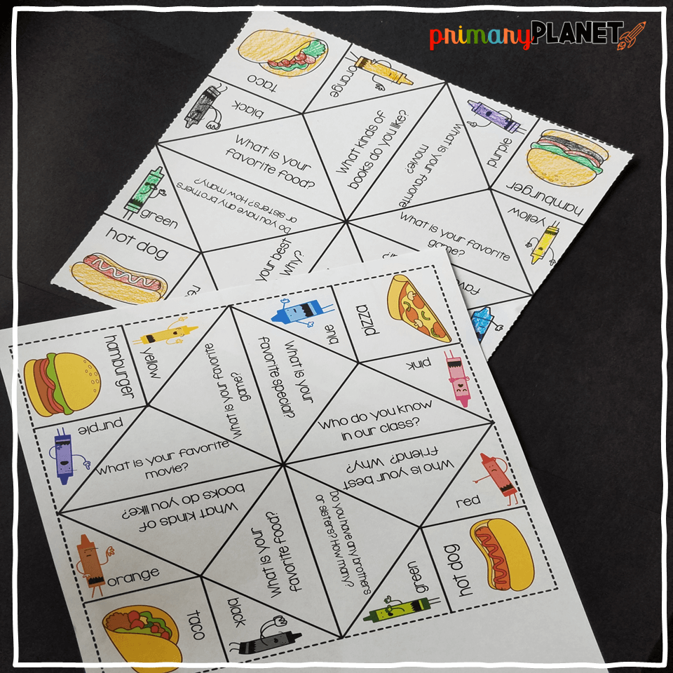 Back to School Ice Breaker Activities - Getting to Know You Cootie ...