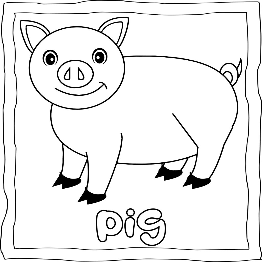 Animal Coloring Book : Easy and Fun Animals Coloring Pages for Kids ...
