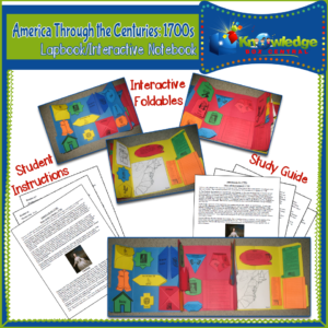 America Through the Centuries: 1700s Lapbook / Interactive Notebook ...