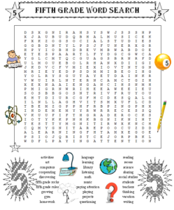 End of the Year Word Search Puzzle PLUS 5th Grade Word Search (2 ...