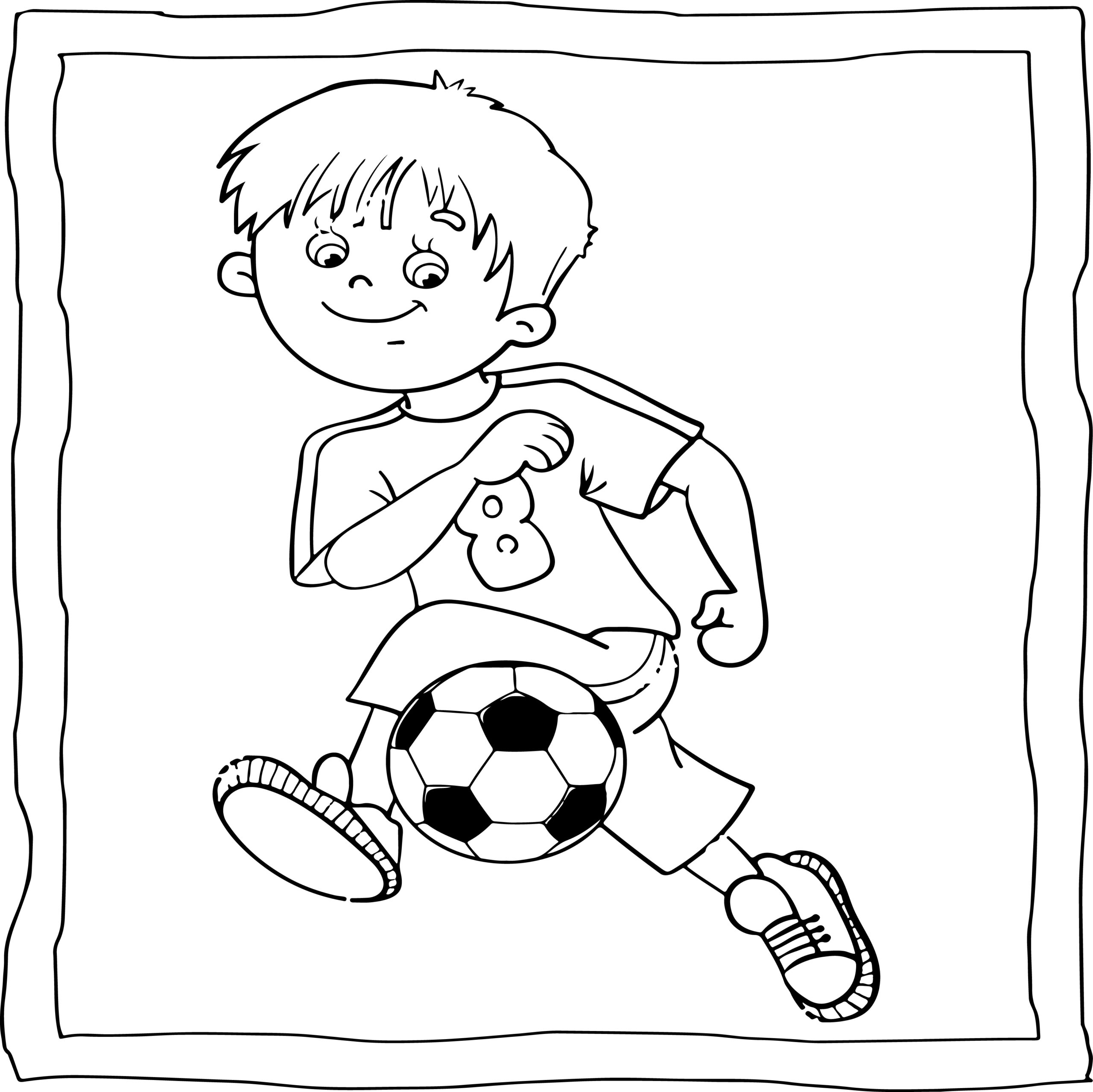 Football Coloring Book : Easy and Fun Football Coloring Pages for Kids ...