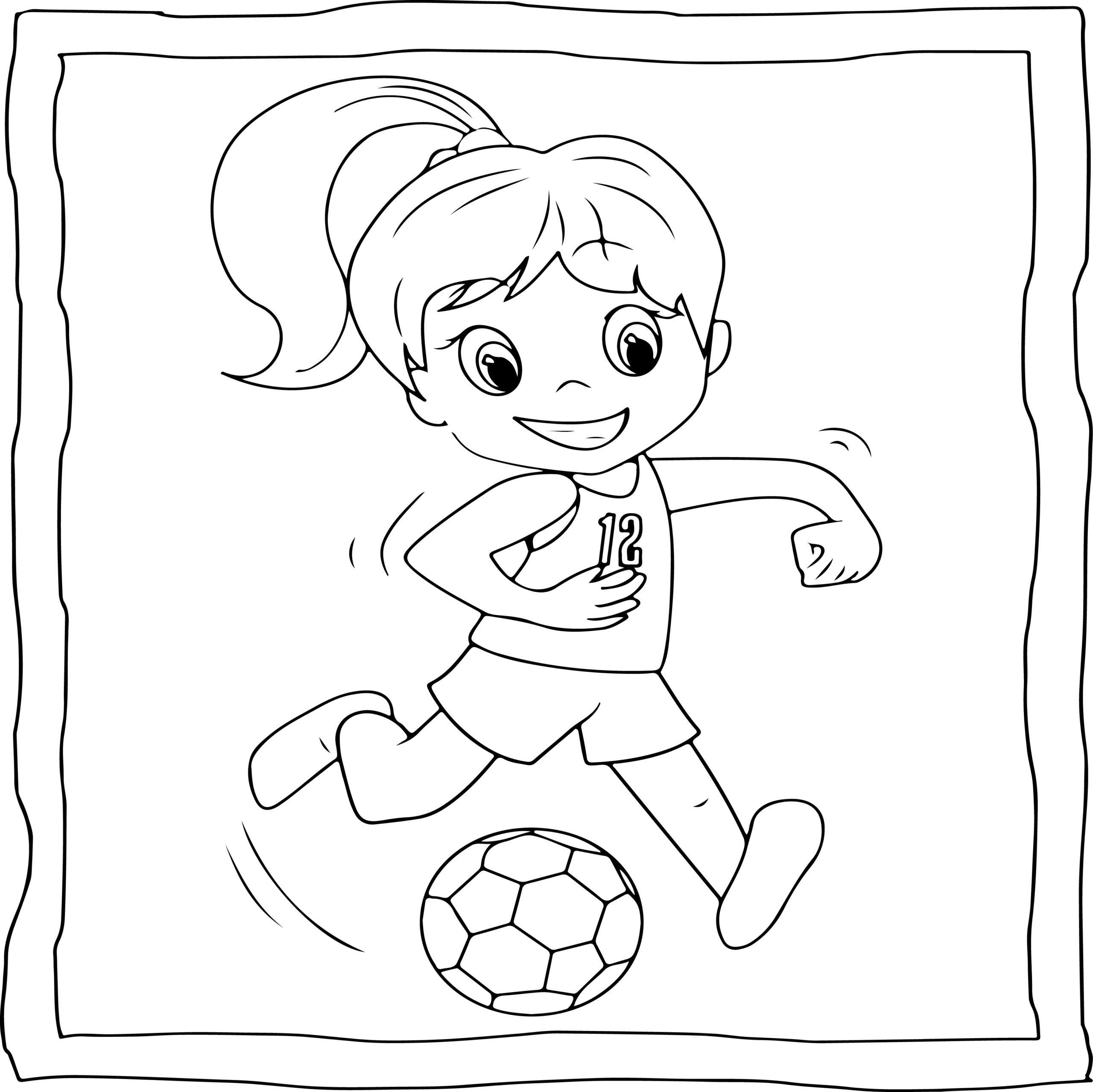 Football Coloring Book : Easy and Fun Football Coloring Pages for Kids ...