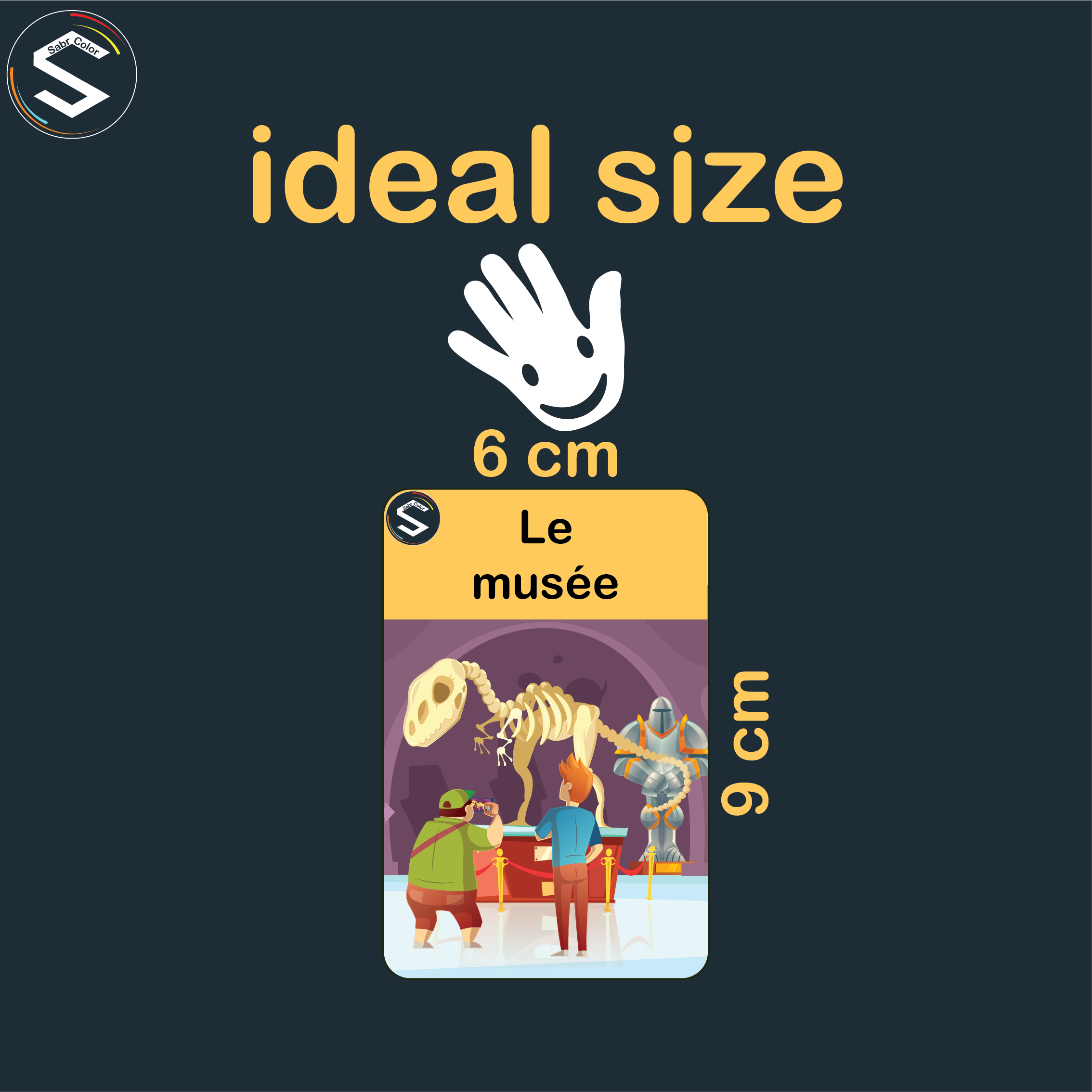 FRENCH Places and town Vocabulary Flash Cards | Les Lieux (9x6cm ...