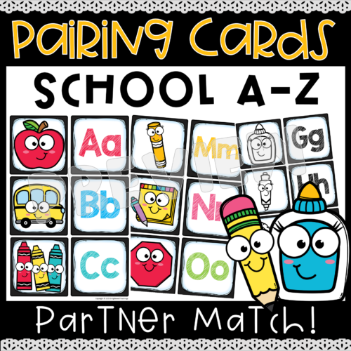 Student Pairing Cards, Partner Cards, Picking Partners - School A-Z ...