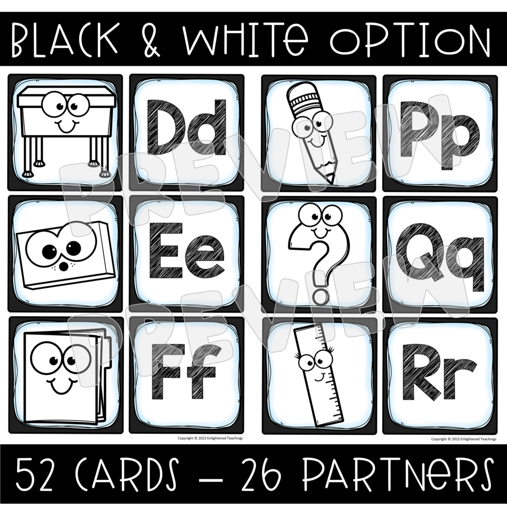 Student Pairing Cards, Partner Cards, Picking Partners - School A-Z ...