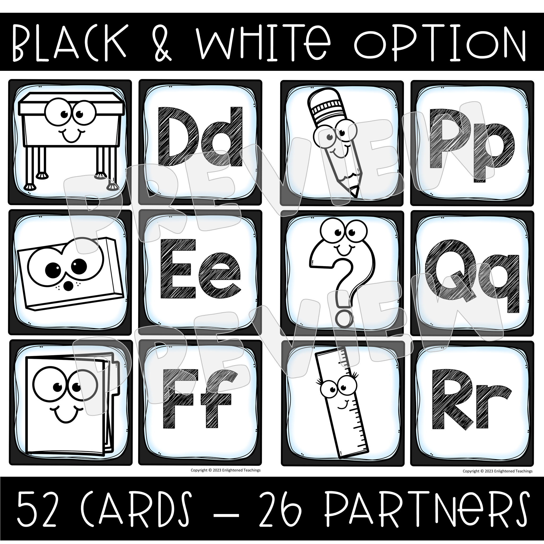 Student Pairing Cards, Partner Cards, Picking Partners - School A-Z ...