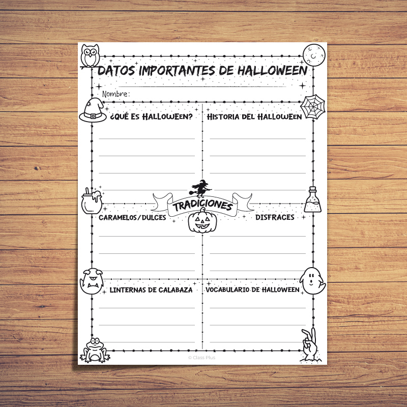 Halloween Datos Principales | Made By Teachers