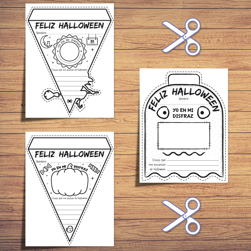 Halloween | Banderines y Datos Principales SPANISH BUNDLE | Made By ...