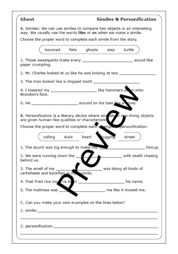 Jason Reynolds "Ghost" worksheets | Made By Teachers