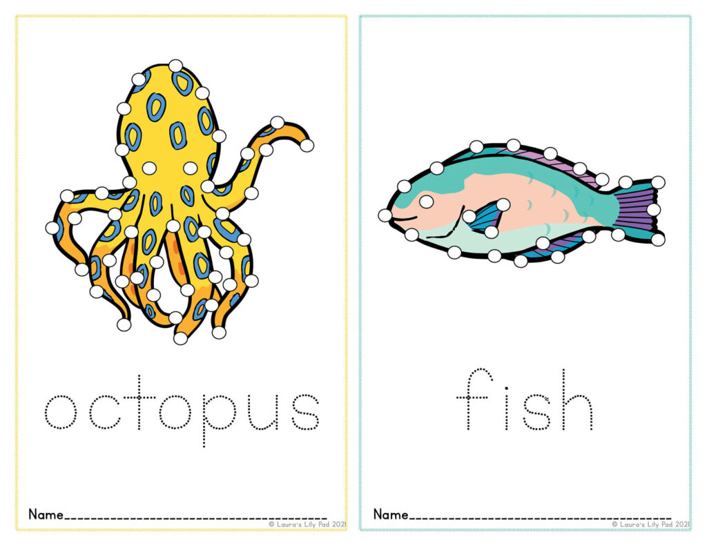 Ocean Animal Q-tip Painting | Made By Teachers