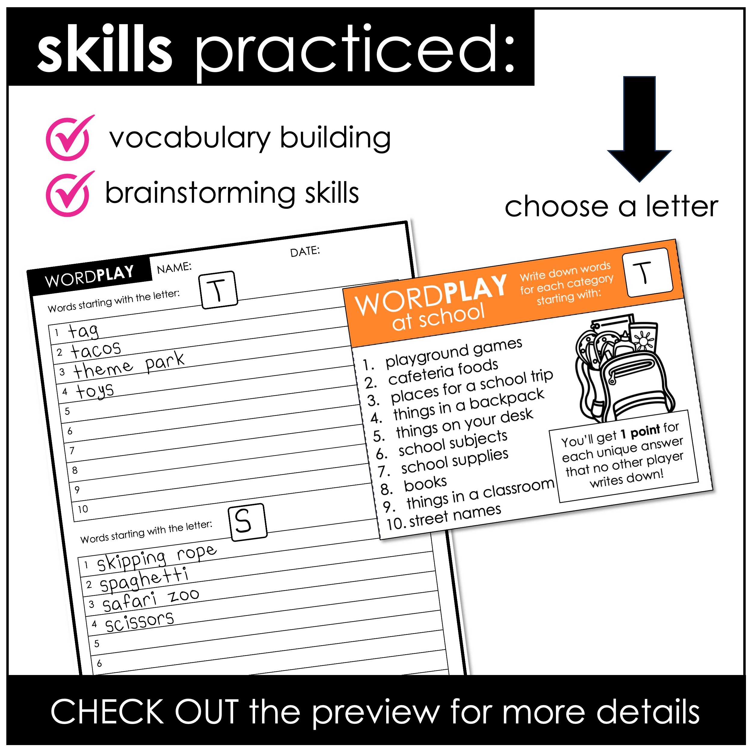 WORD PLAY | Vocabulary Building Word Game for ESL - Plays like ...