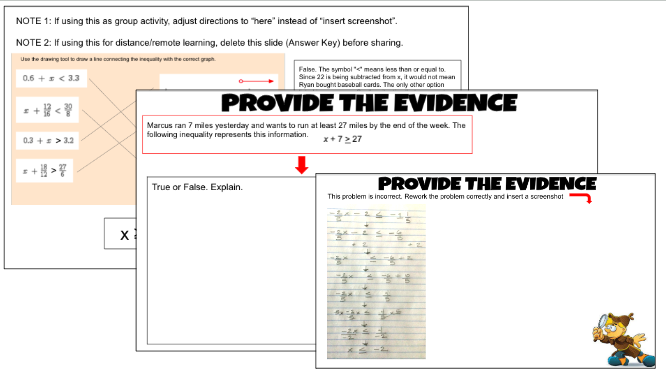 7.A.3.2, 7.A.3.3 Linear Inequalities Activity | Made By Teachers