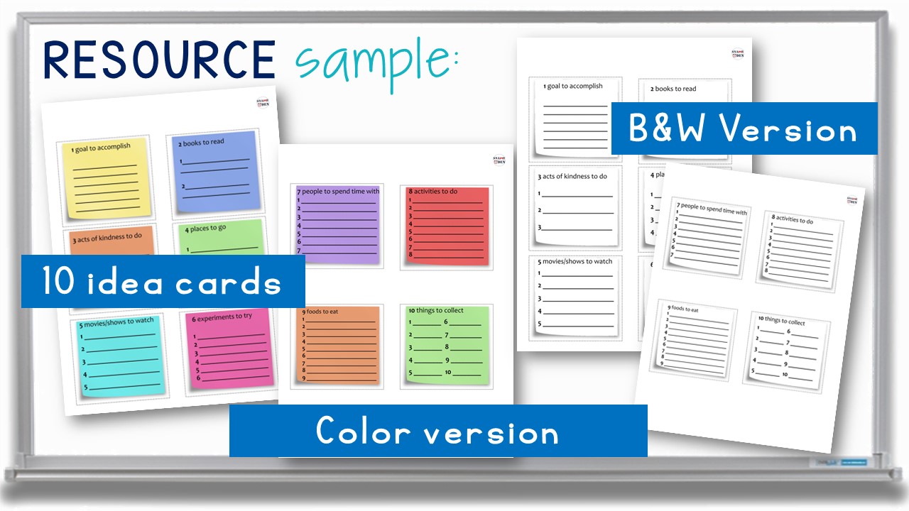 Bucket List Craft and Writing Activity - All Year Templates and Task ...