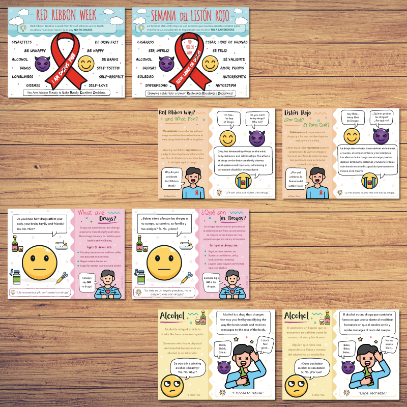 Red Ribbon PowerPoint Presentation BUNDLE | Made By Teachers