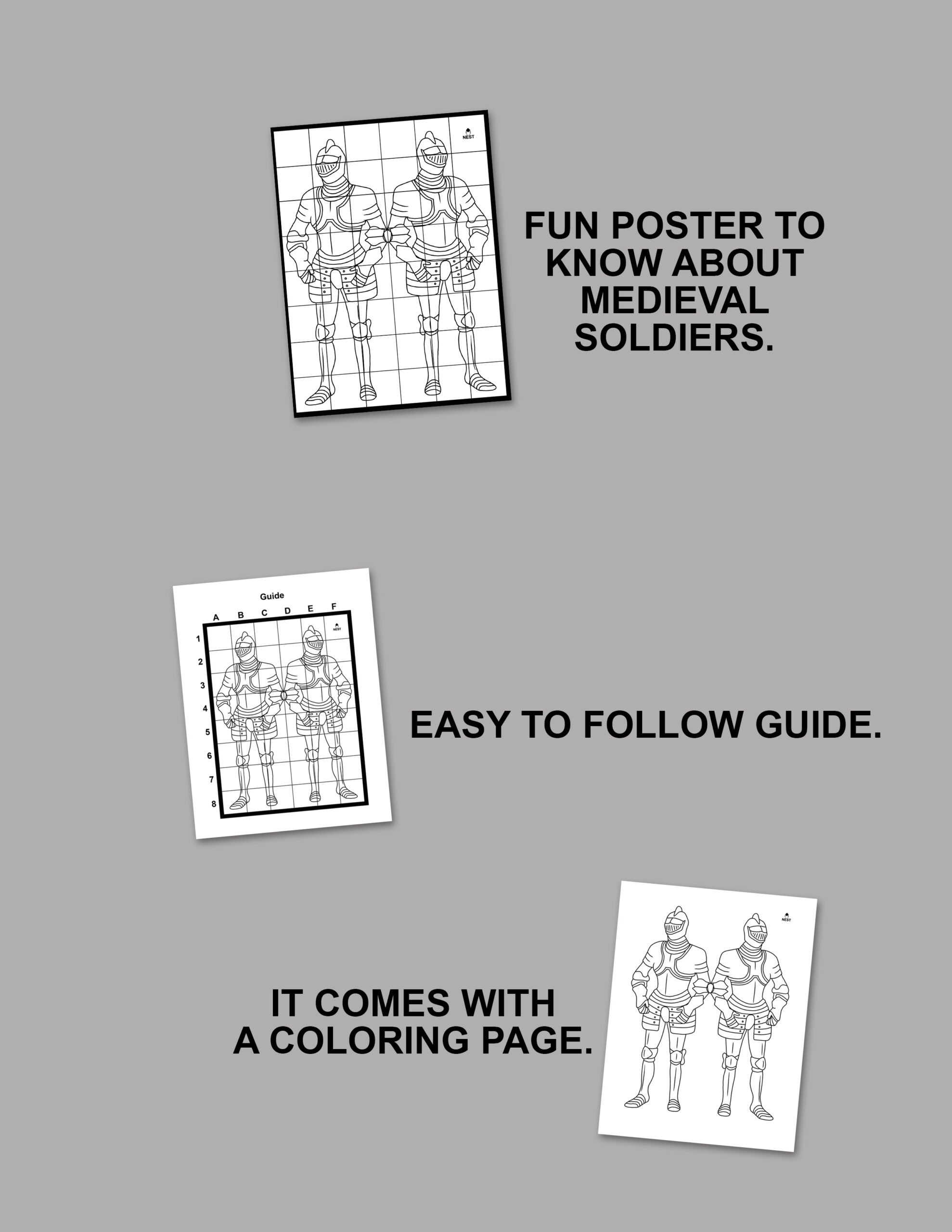 Medieval Soldiers Collaboration Poster | Made By Teachers