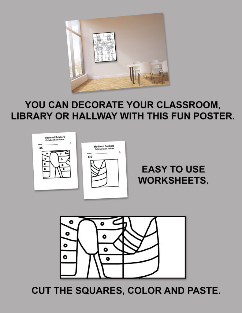 Medieval Soldiers Collaboration Poster | Made By Teachers