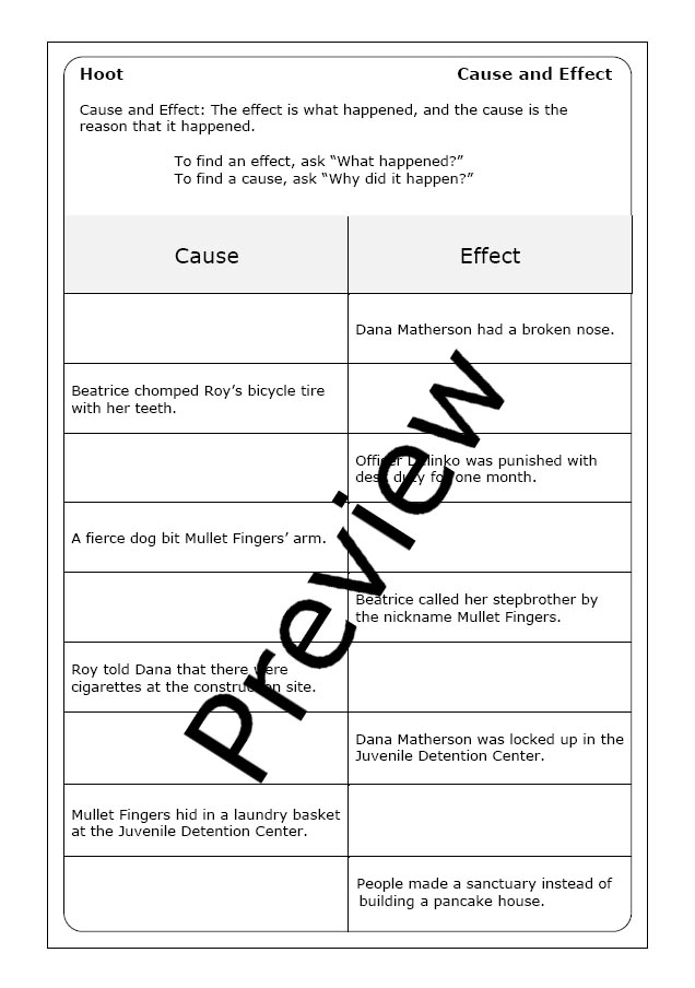 Carl Hiaasen "Hoot" worksheets | Made By Teachers