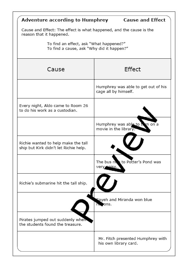 Betty G. Birney "Adventure according to Humphrey" worksheets | Made By ...