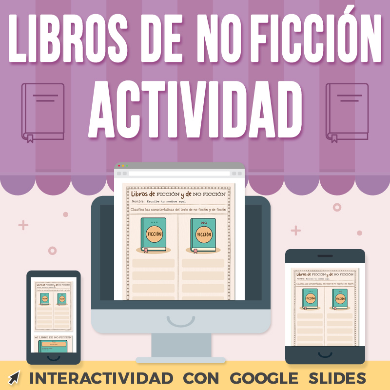 Libros de No Ficción Actividad | Google Slides | Made By Teachers