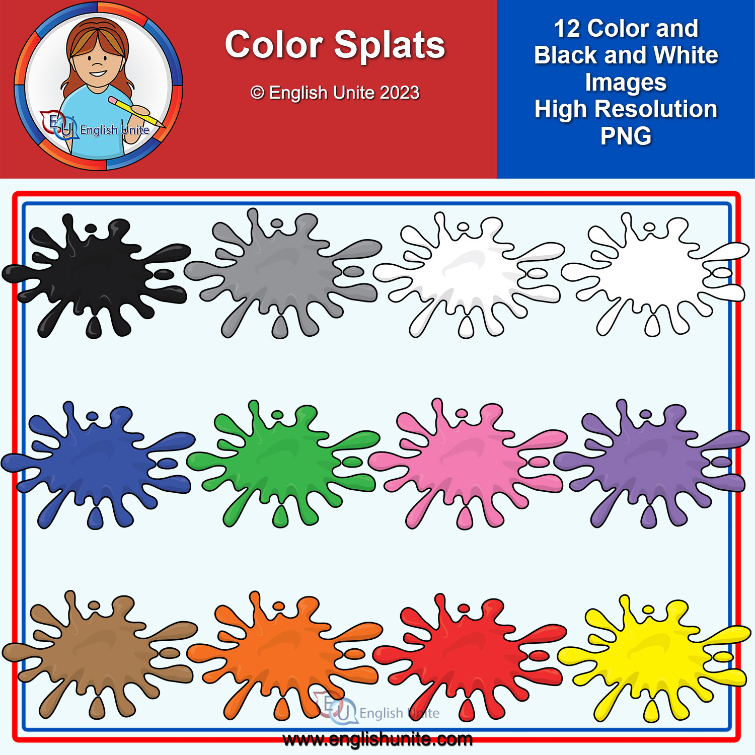 Clip Art - Colors | Made By Teachers