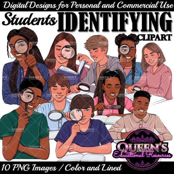 Students Identifying Clipart | Magnify Glass Clipart | High School ...