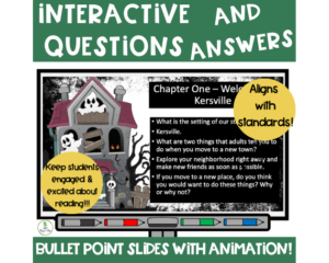 Desmond Cole Ghost Patrol: The Haunted House Next Door Novel Study ...