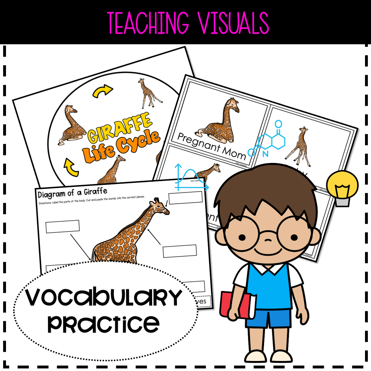 Send HOME Science Giraffe Life Cycle | All about Giraffes | Giraffe ...