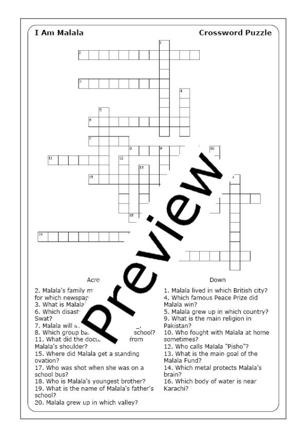 Malala Yousafzai "I Am Malala" worksheets | Made By Teachers