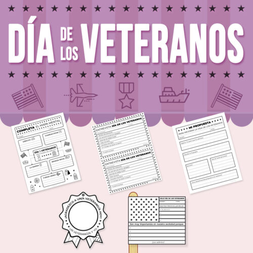 Día de los Veteranos Actividad de Escritura, Mind Map, y Manualidad ...