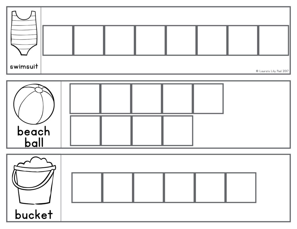 Summer Word Letter Tiles Cards | Made By Teachers