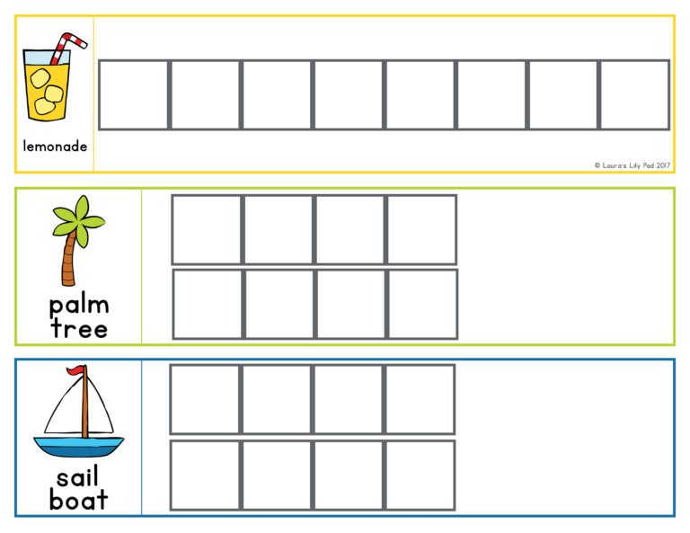 Summer Word Letter Tiles Cards | Made By Teachers
