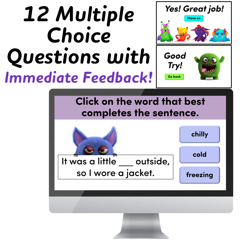 Shades of Meaning Worksheets, Presentations, and Games Bundle | Made By ...