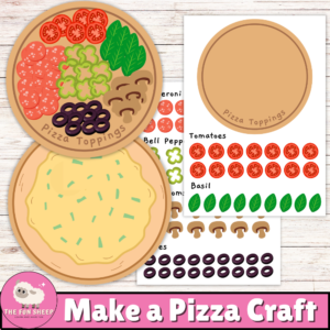 Make a Pizza Craft | Pizza Counting Numbers - Interactive Math Activity ...